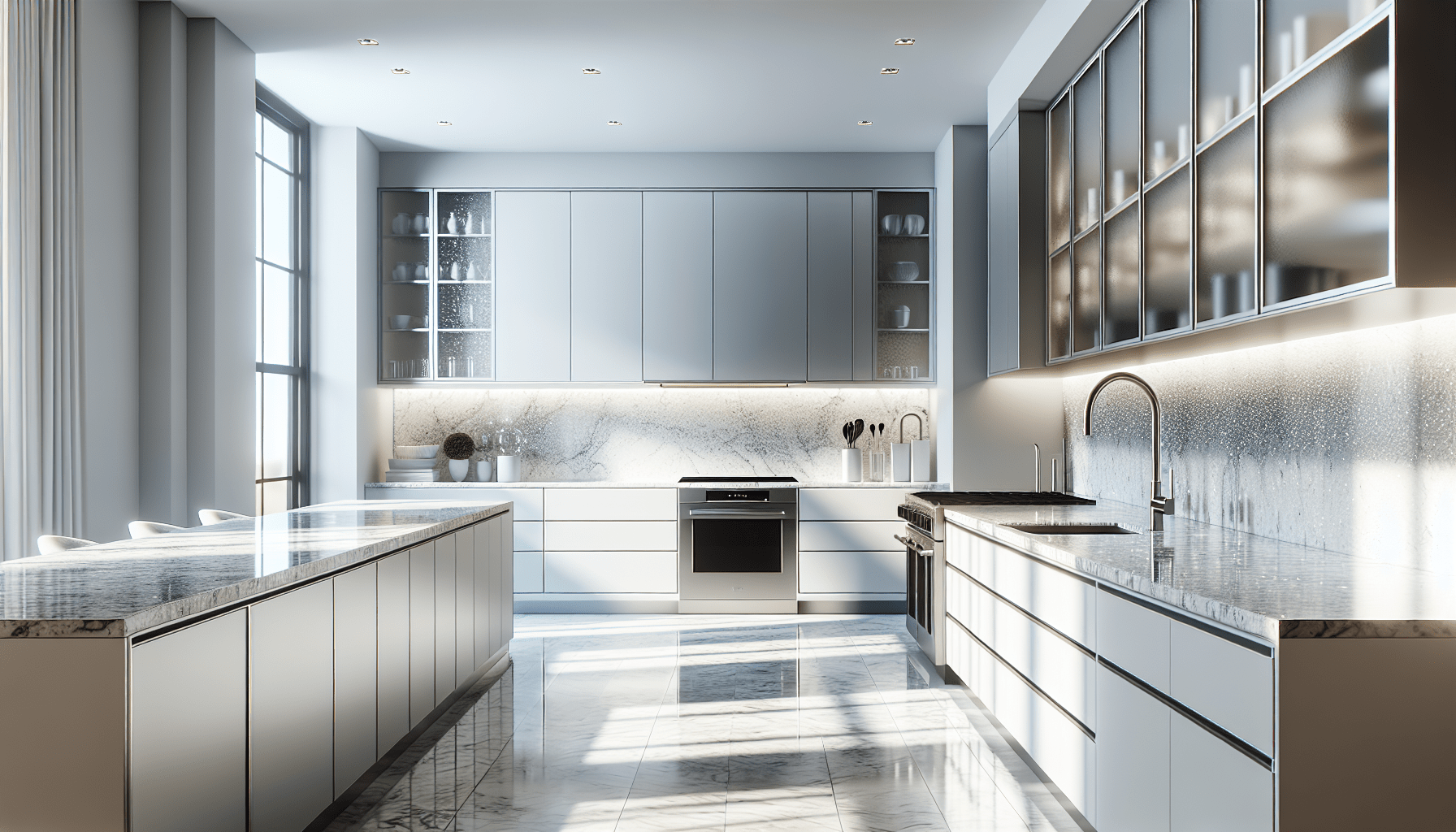 Elevate Interiors with White Sparkle Granite Countertops – Zicana Boutique