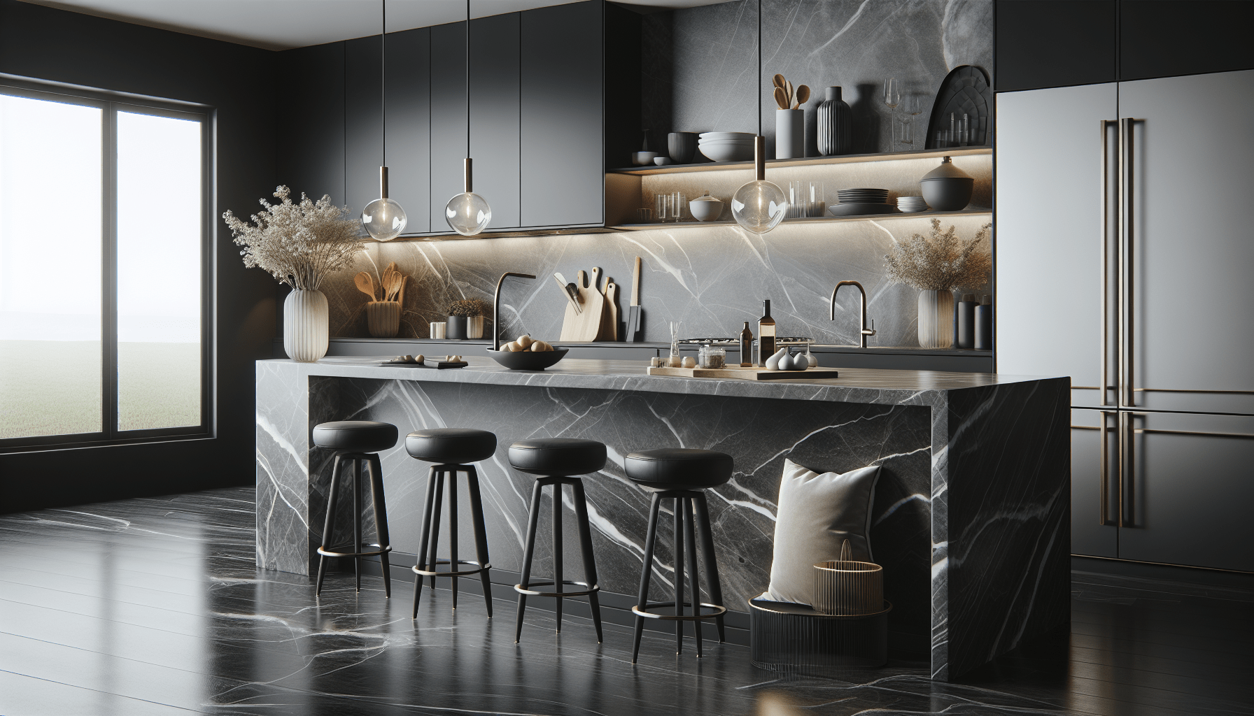 Black Marble Countertops: Elegant Solutions for Modern Luxury Spaces ...