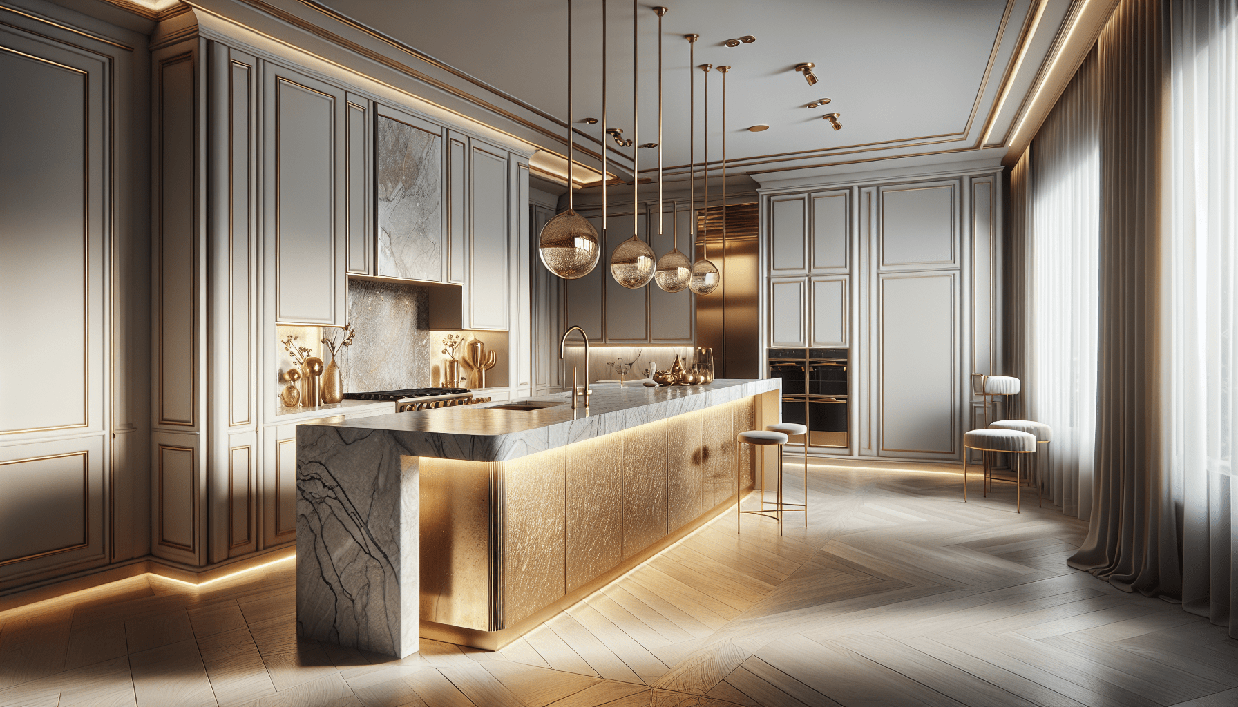 Brittanicca Gold Cool Quartz: Timeless Elegance for Luxe Interiors ...