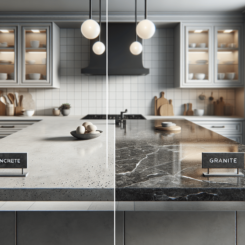 Concrete vs. Granite Countertops: Cost Comparison Guide – Zicana Boutique