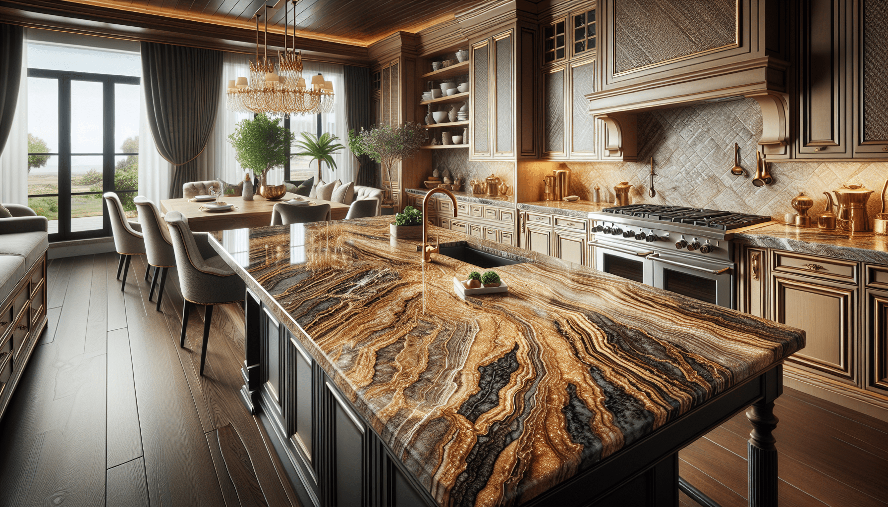 Delicatus Gold Granite Countertops: Luxurious Solutions for Homeowners ...