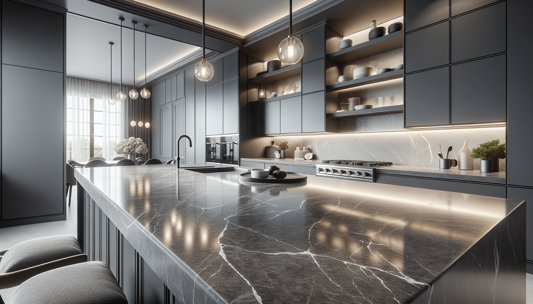 Elegance and Durability: Gray Soapstone Countertops for Discerning Spa ...