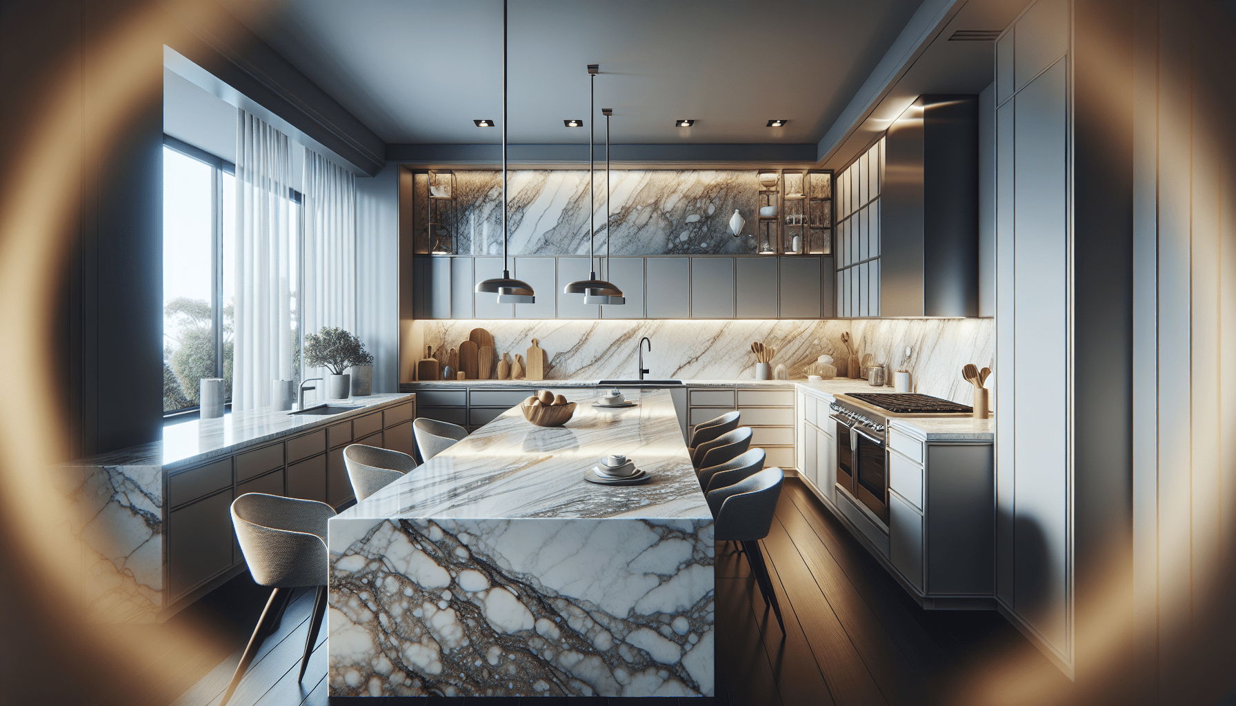 Elegance Redefined: Quartz Countertops with Integrated Backsplash Solu ...