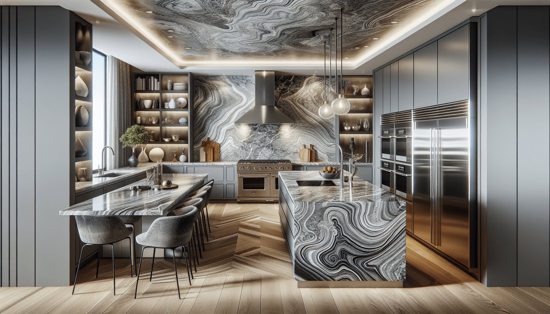 Elegance Redefined: Silver Waves Granite Countertops for Homes & Profe ...