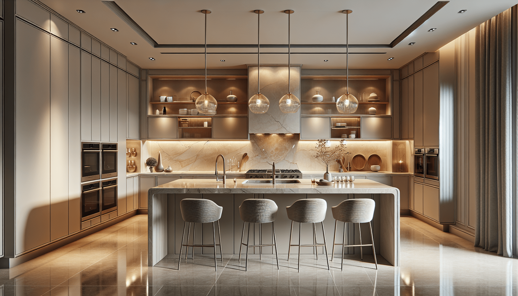 Elegant Beige Quartz Kitchen Countertops: Ultimate Guide for Professio ...