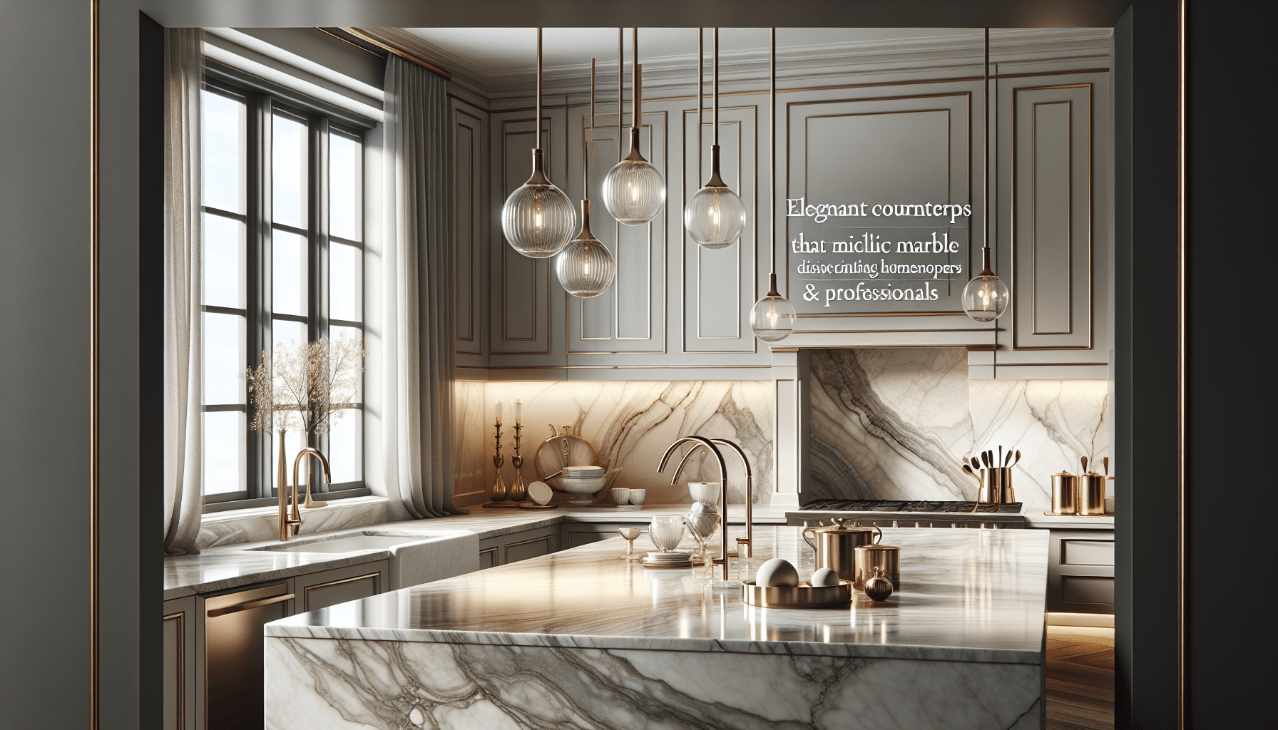 Elegant Countertops That Mimic Marble for Discerning Homeowners and Pr ...