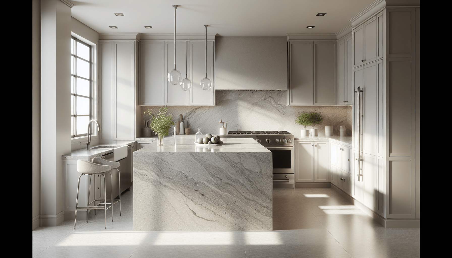 Elegant Light Gray Granite Countertops: A Timeless Choice for Professi ...