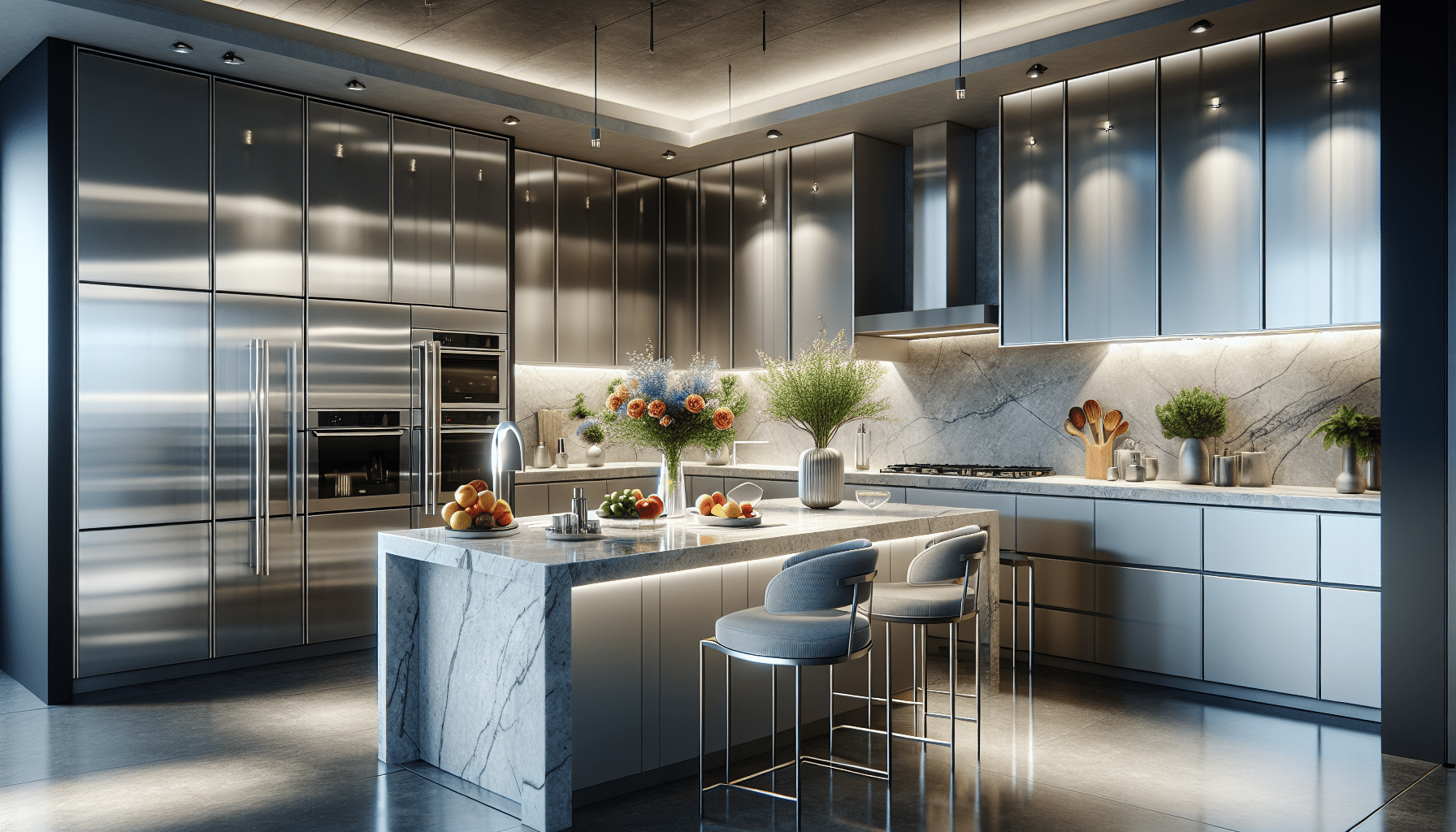 Elevate Homes with Elegant Silver Gray Granite Countertops – Z Boutique ...