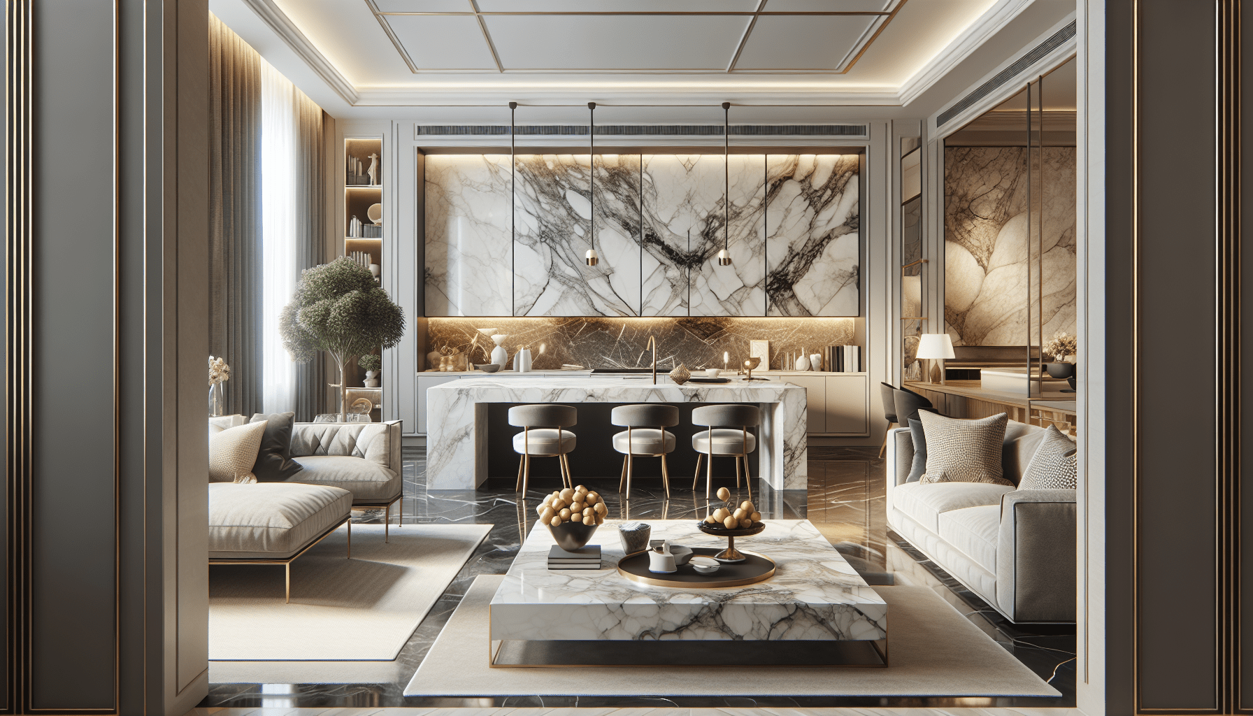 Elevate Interiors: Quartz or Marble for Luxury Spaces – Zicana Boutique