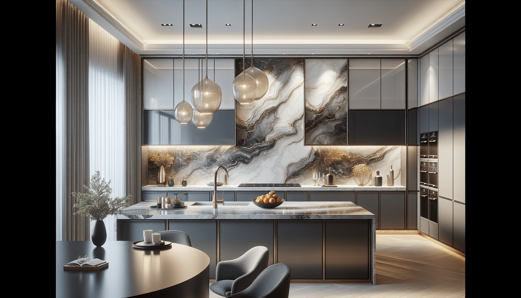 Elevate Interiors with Luxurious Quartz Slab Backsplash Designs ...