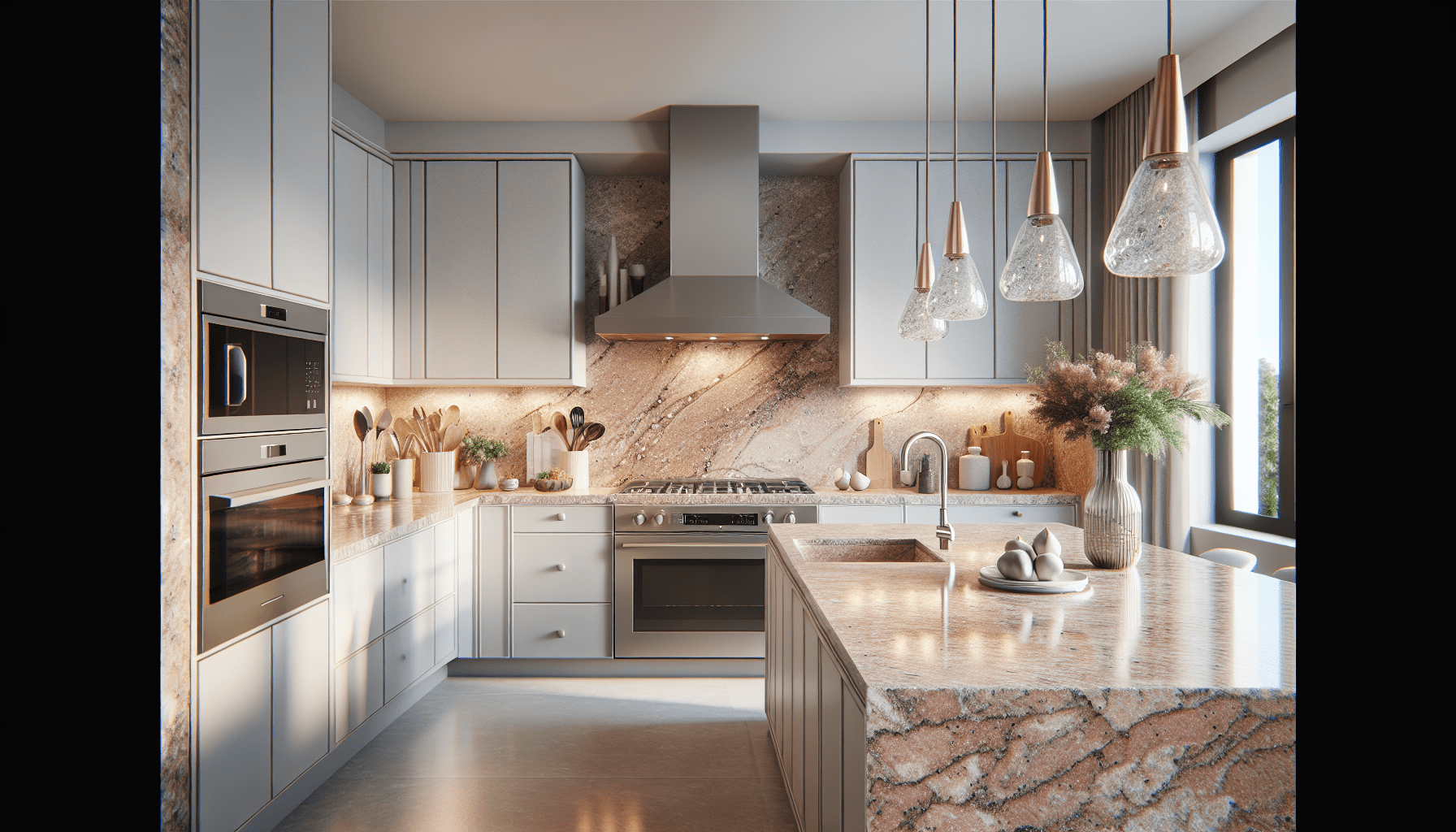 Elevate Interiors with Luxurious Rose Granite Countertops – Zicana Boutique