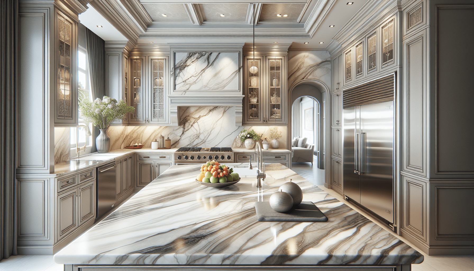 Elevate Interiors with Marble Quartz Countertops: Expert Guide – Zicana ...