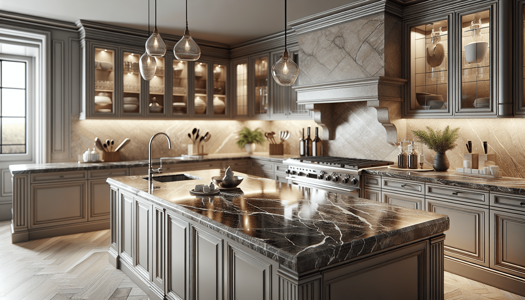 Elevate Interiors with Premium Granite Countertop Finishing Edge ...