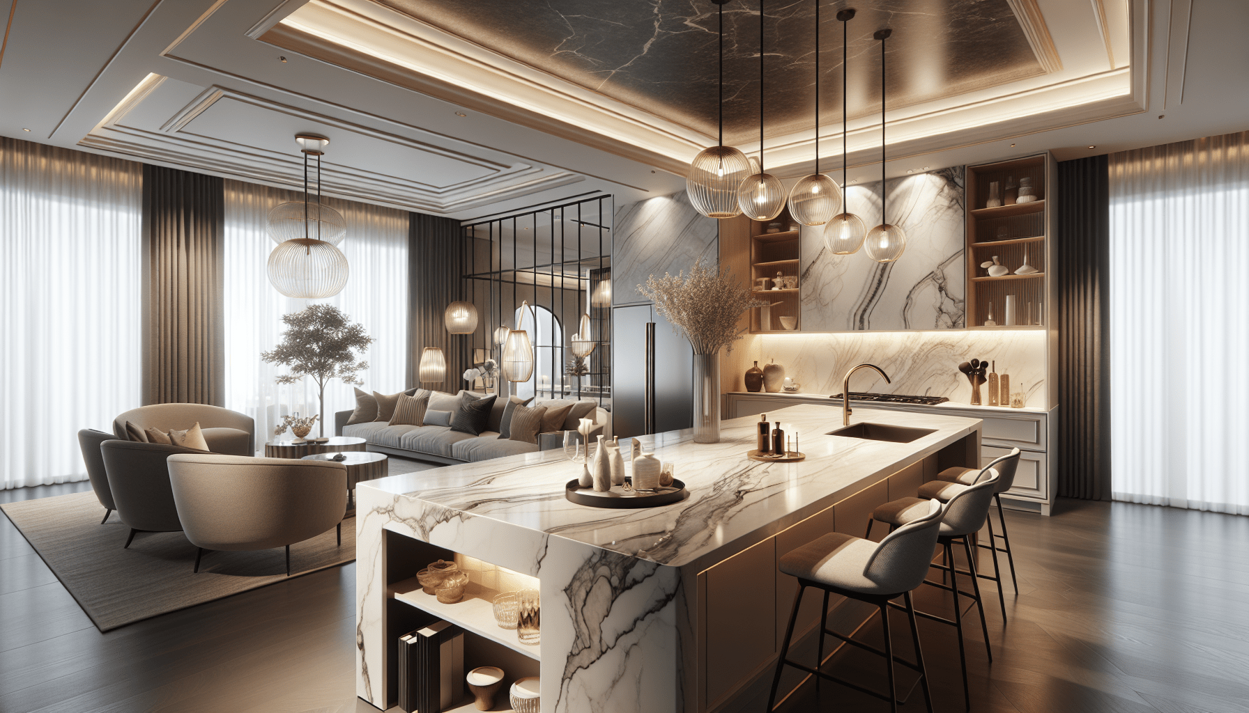 Elevate Interiors with Timeless Marble Look Quartz Solutions – Zicana ...