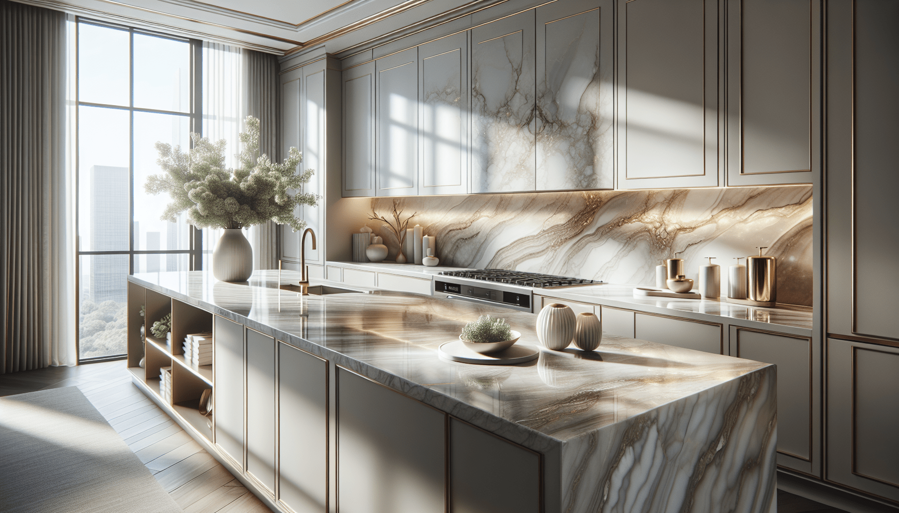 Elevate Interiors with Vadara Ostara Dawn Quartz Luxury Elegance ...