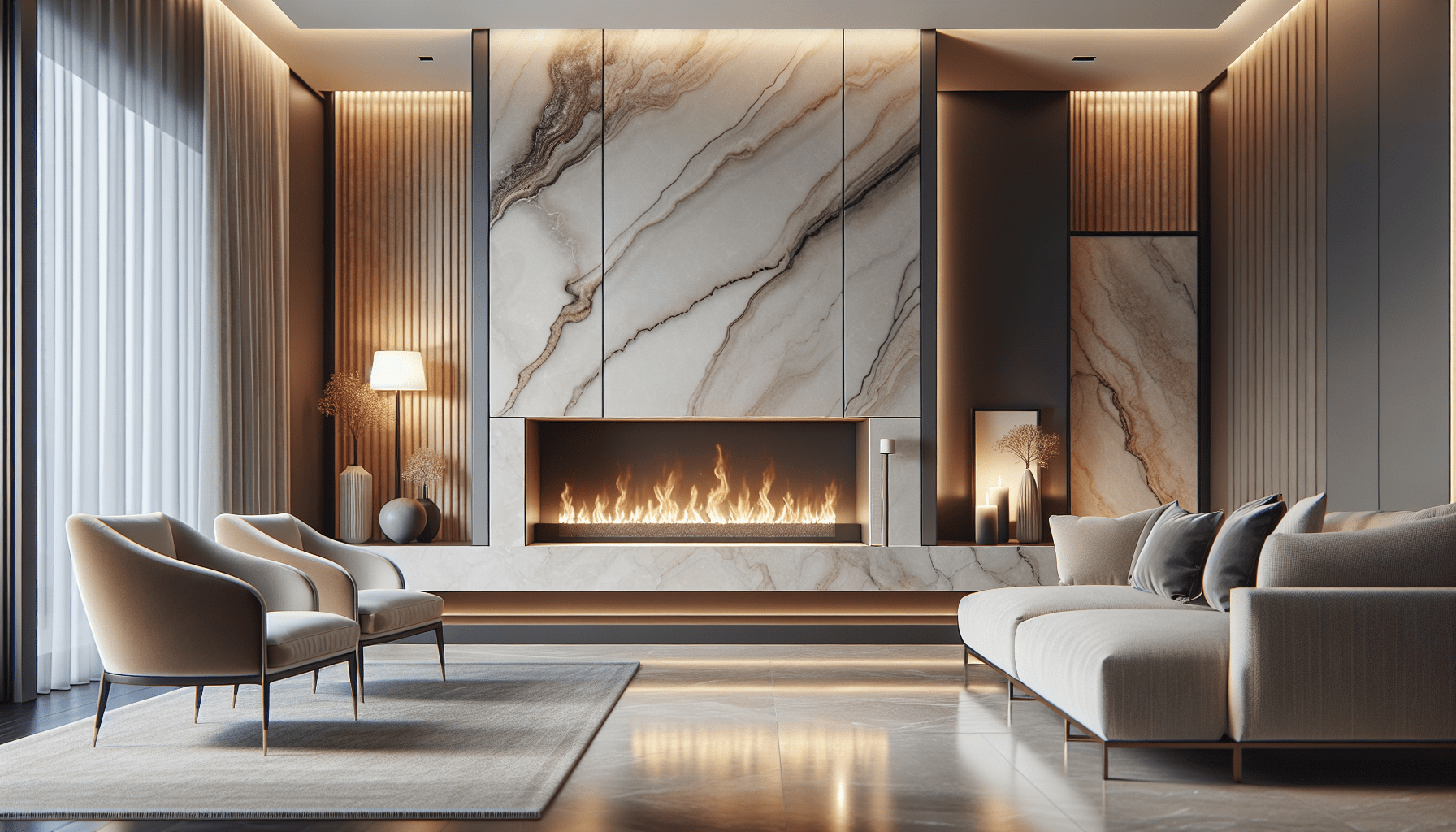 Elevate Spaces with Cambria Quartz Fireplace: Luxury Meets Durability ...