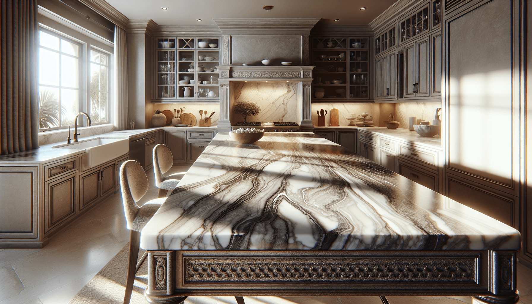 Elevate Spaces with Luxurious Italian Marble Countertops – Zicana Boutique