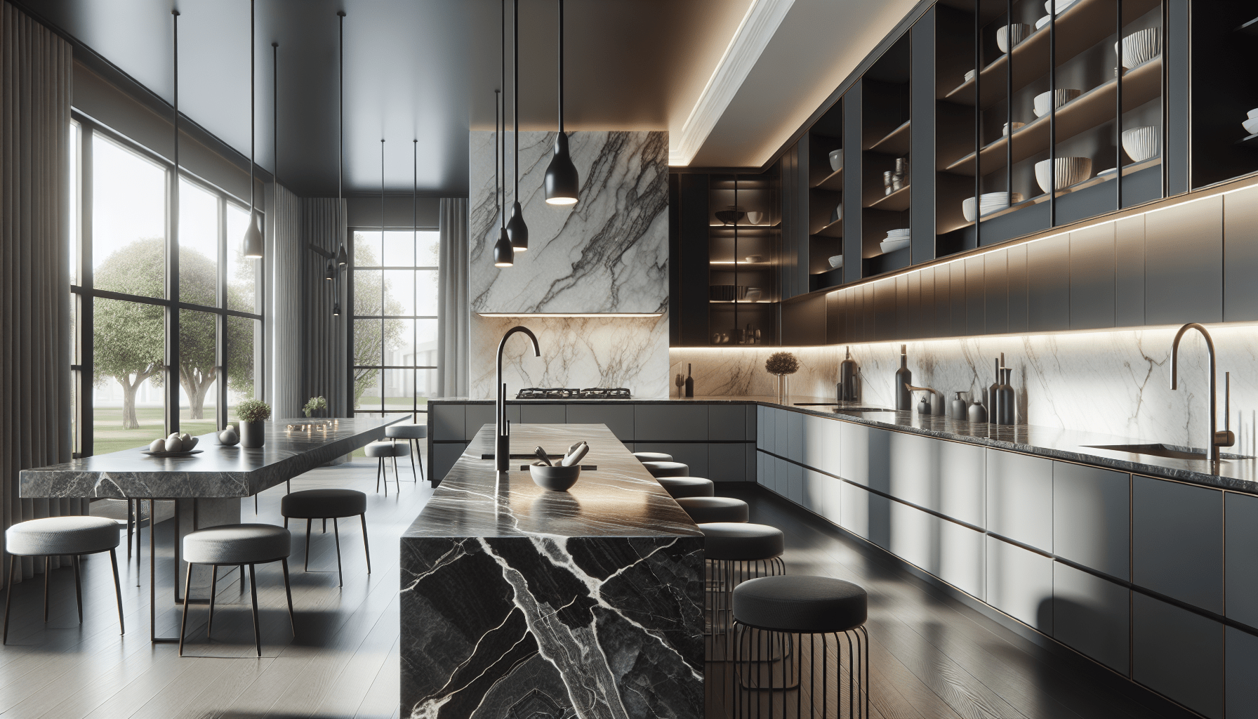 Elevate Spaces with Soapstone and Metropolis Quartz Countertops ...