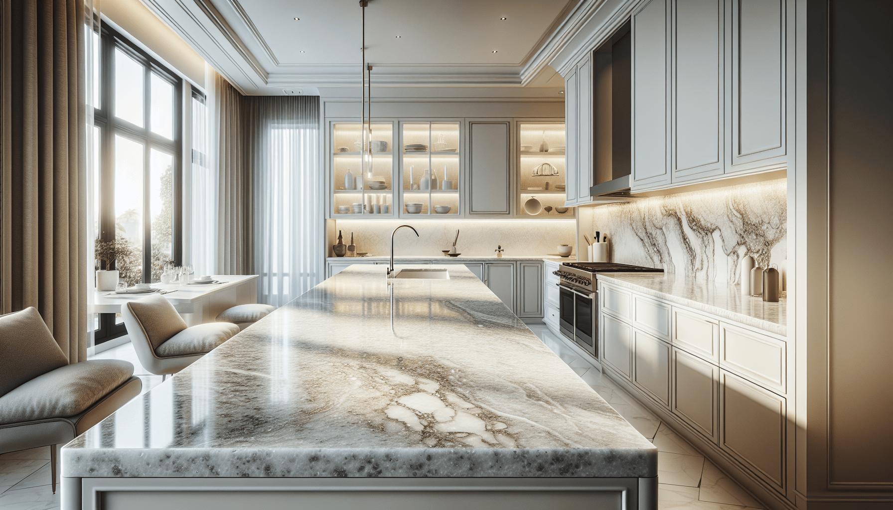 Elevate Spaces with Splendor White Granite Countertops by Zicana ...