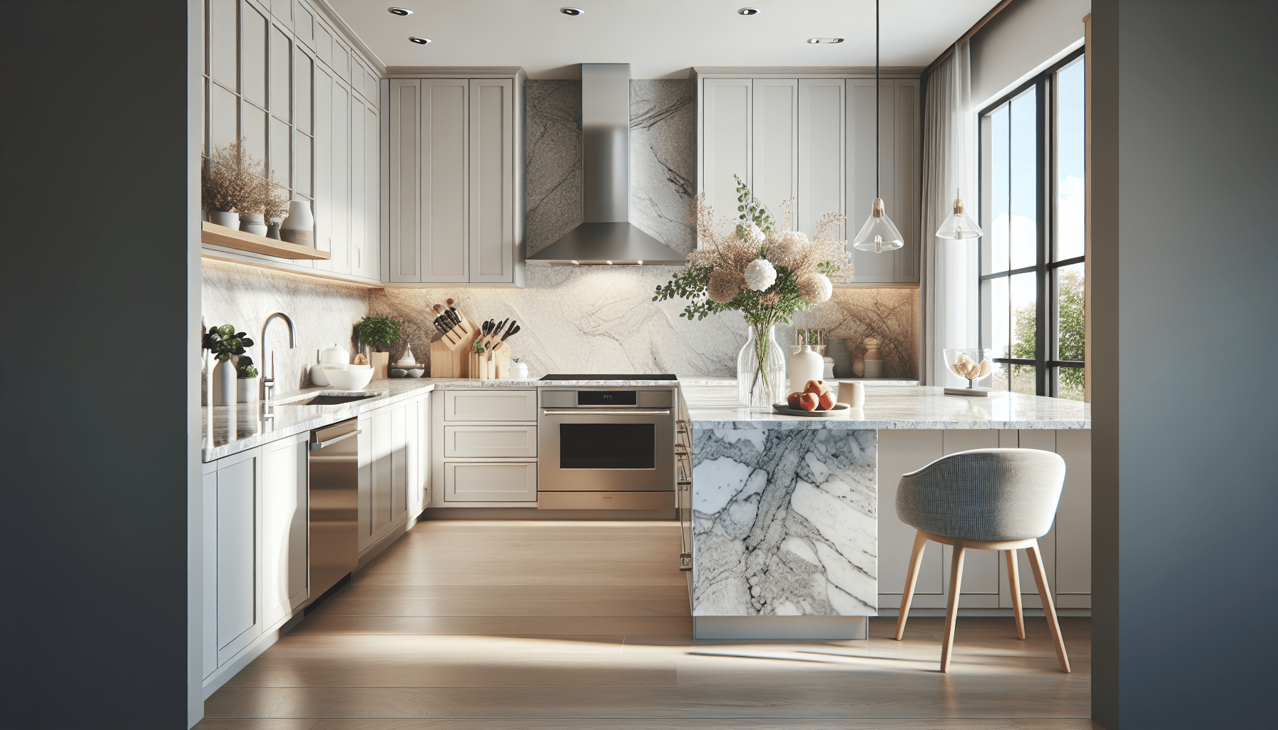 Elevate Spaces with White Kashmir Granite Countertops – Zicana Boutique