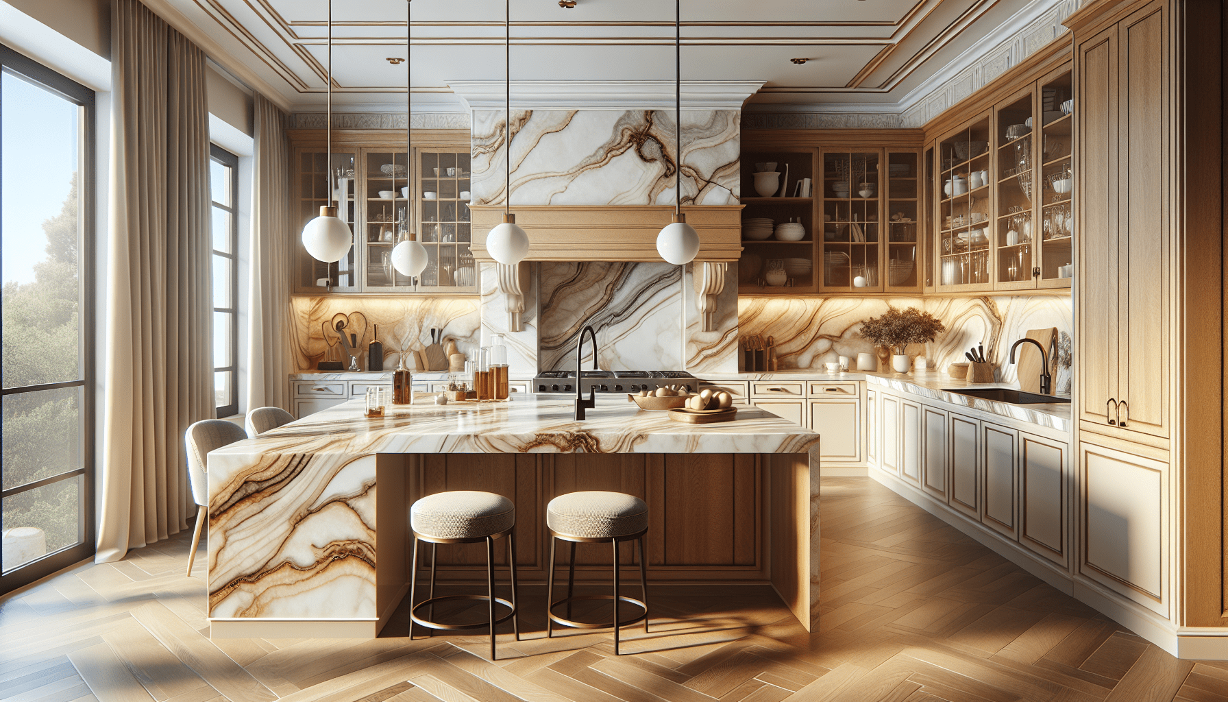 Elevate Spaces with Zicana's Premium Warm Marble Countertops – Zicana ...