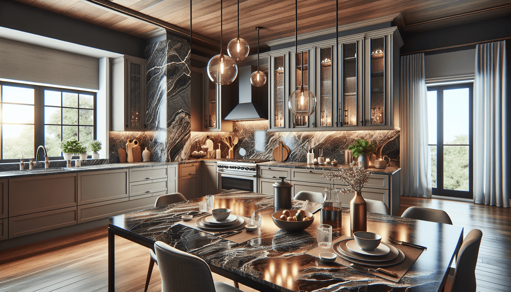 Elevate Your Space with Stunning Granite Countertop Kitchens Designs ...