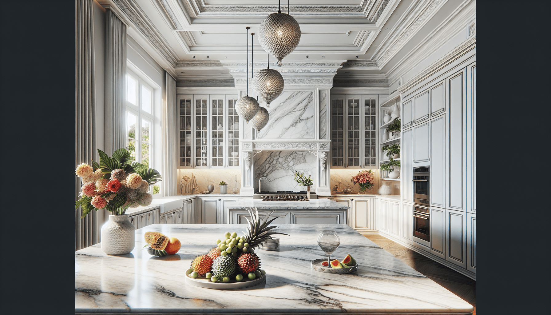 Enhance Spaces with Elegant Pitaya White Granite Design Solutions – Z ...