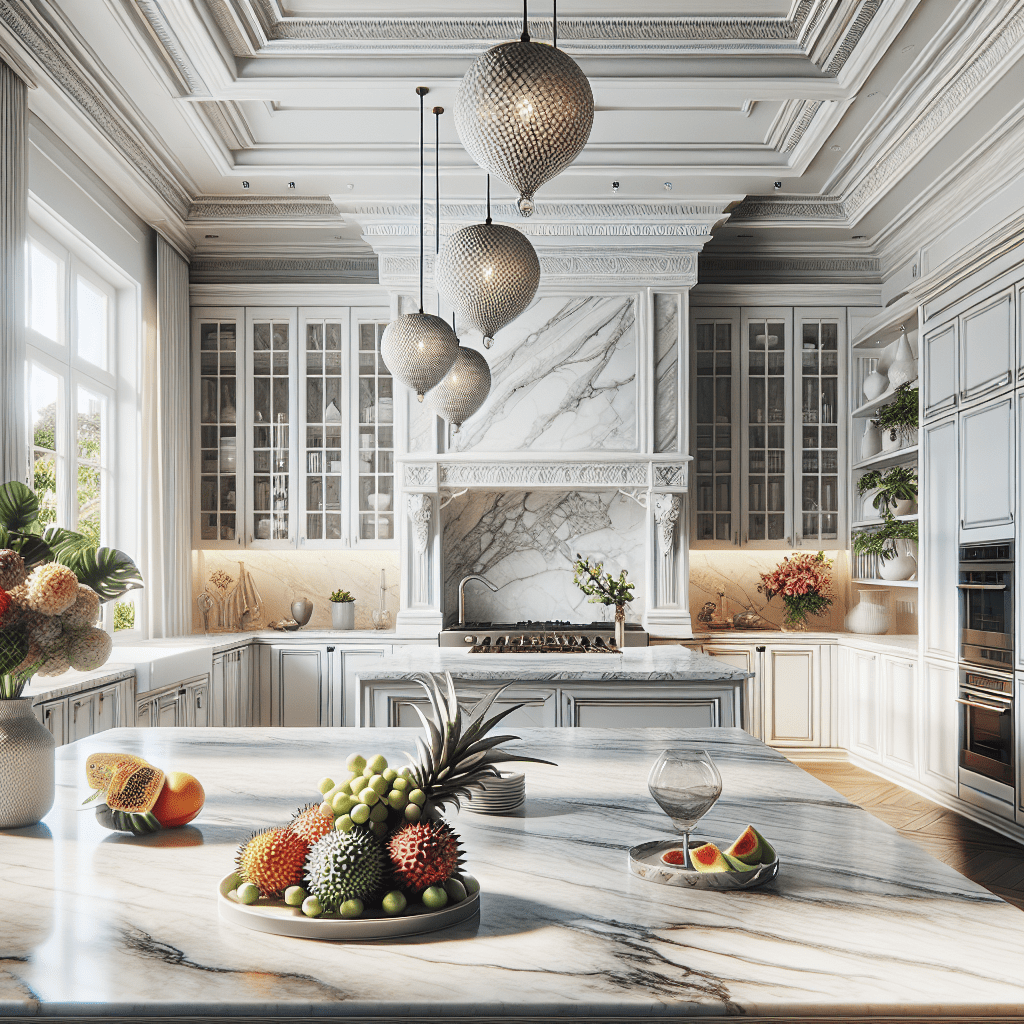 Enhance Spaces with Elegant Pitaya White Granite Design Solutions – Z ...