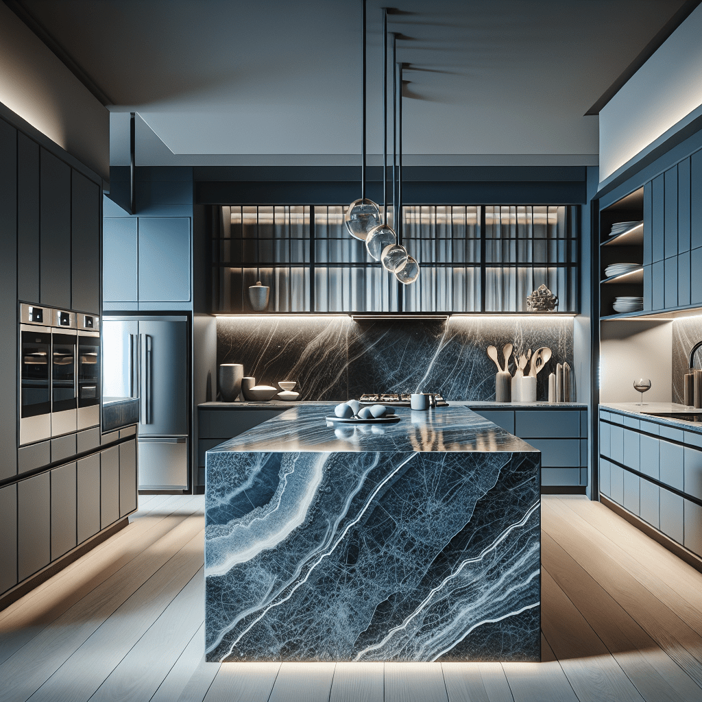 Enhancing Spaces: Blue Quartz Countertop Designs for Professionals ...