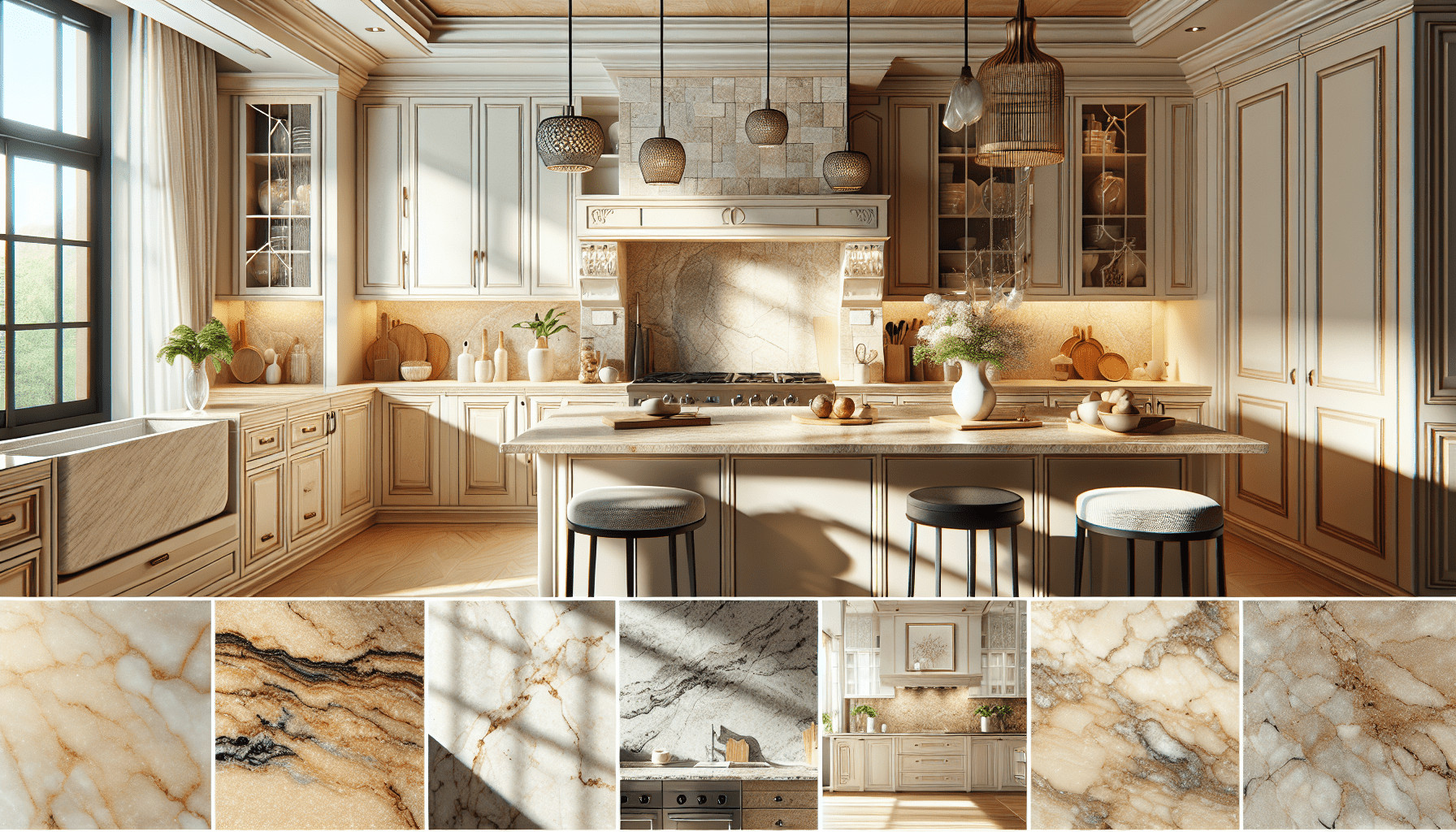 Explore Cream Granite Countertop Colors for Luxury Home Designs ...