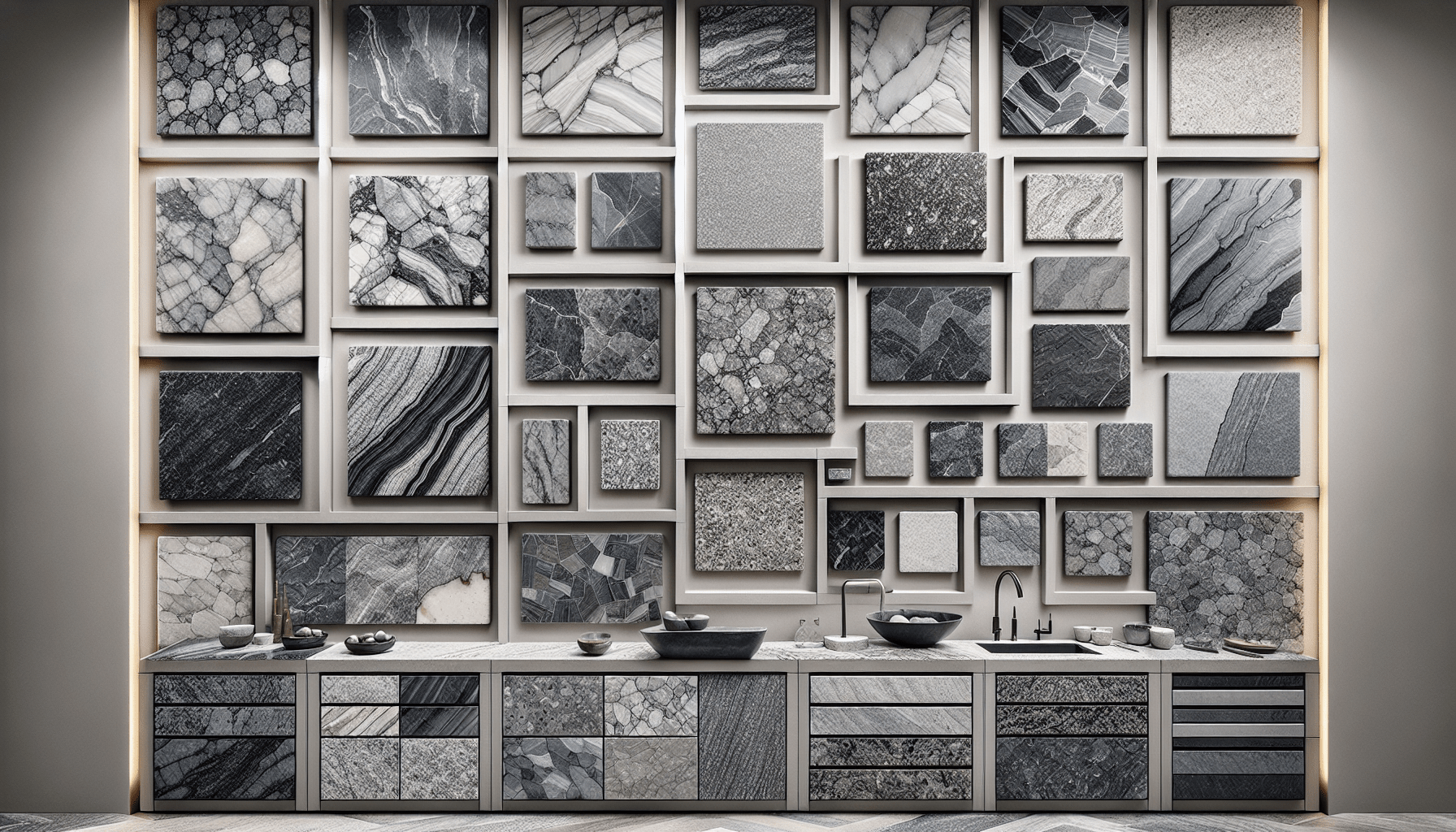 Exploring Gray Granite Countertop Colors at Zicana Boutique