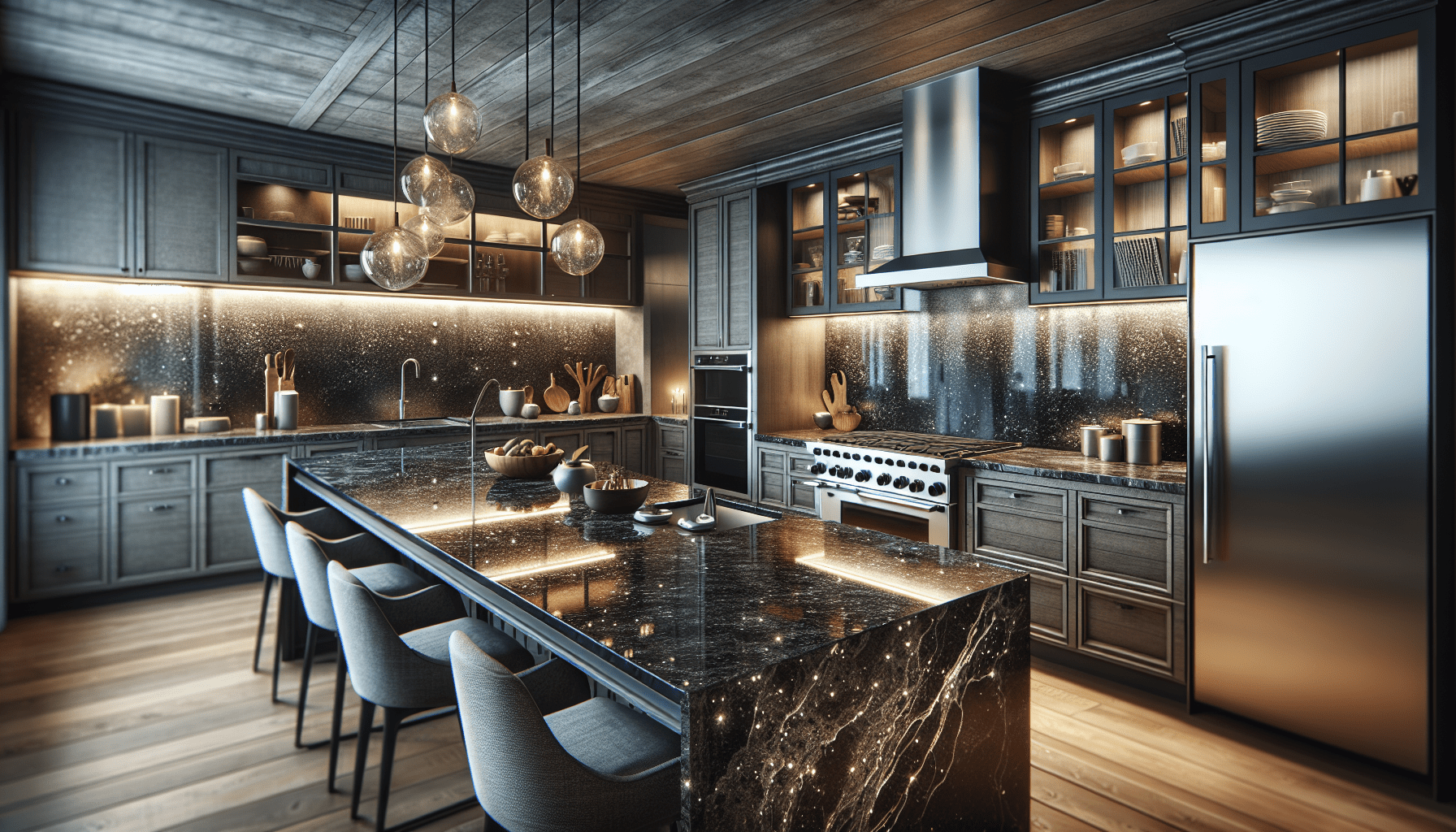 Granite Black Galaxy Countertop: Luxury, Durability for Discerning Hom ...