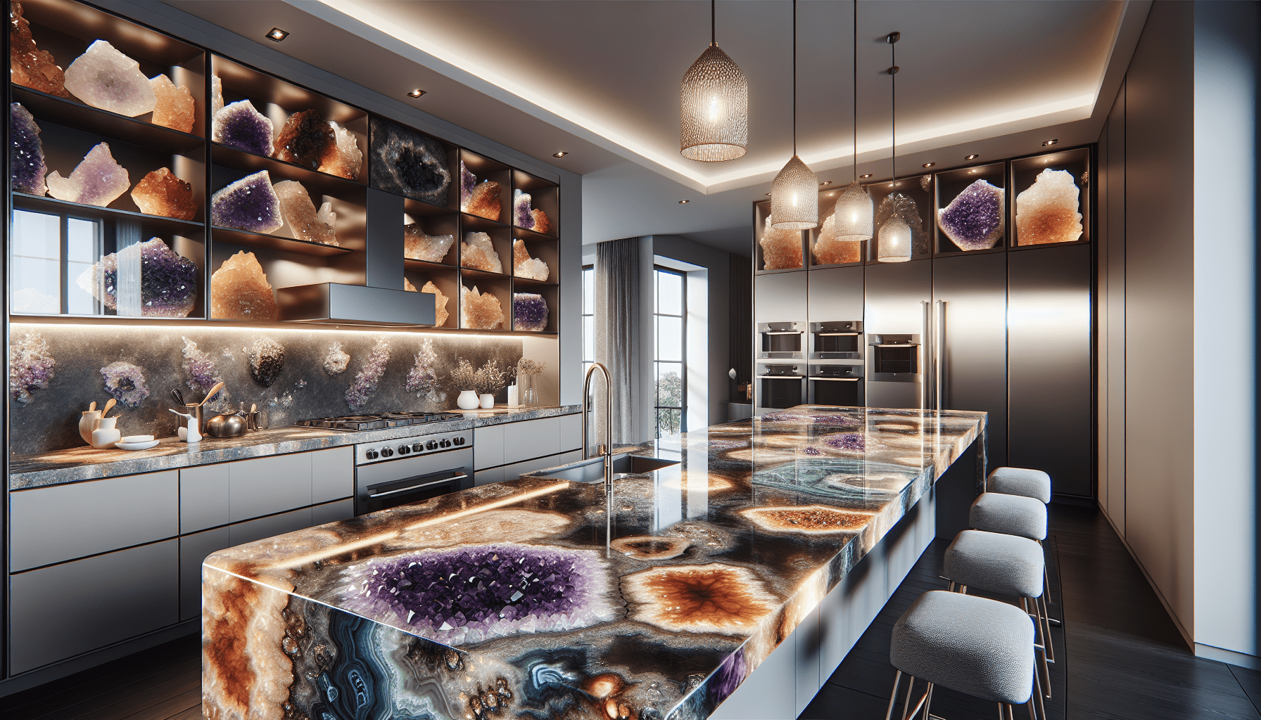 Luxurious Gemstone Countertops: Elevate Home Design and Craftsmanship ...