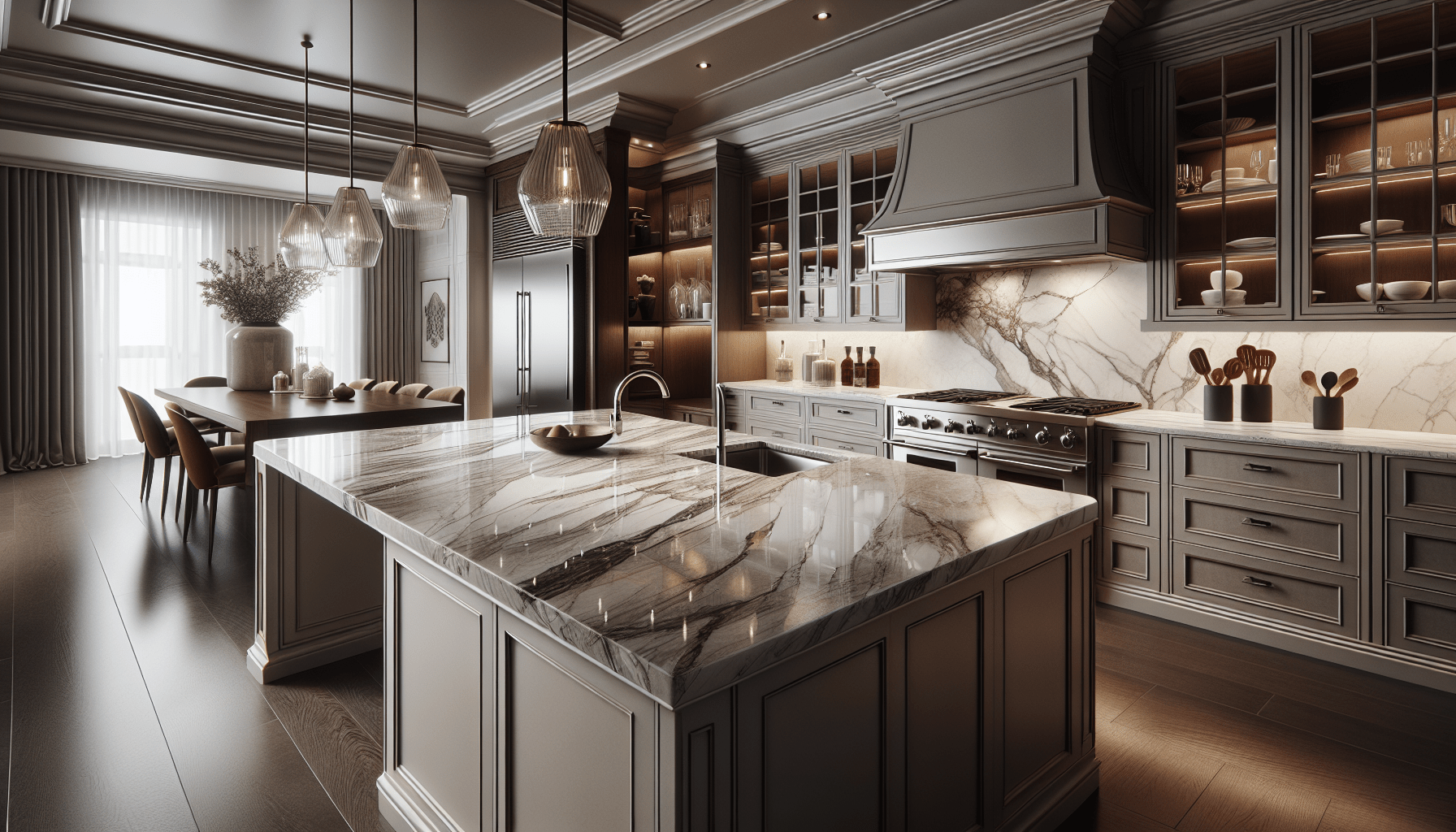 Luxury Quartz Countertops: Perfect Solution for Sophisticated Interior ...