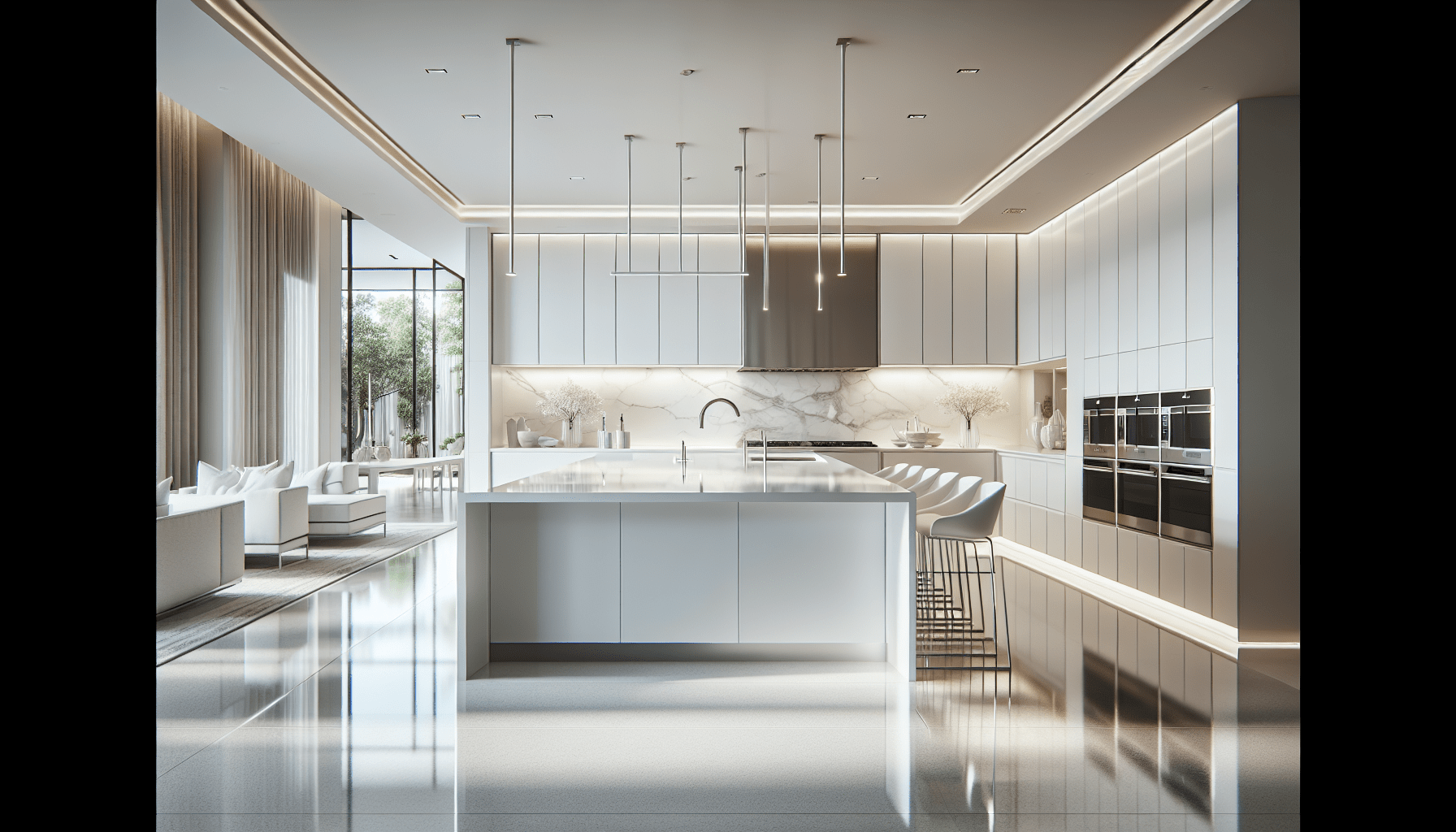 Luxury Quartz Kitchen Countertops: Timeless Elegance in White – Z ...