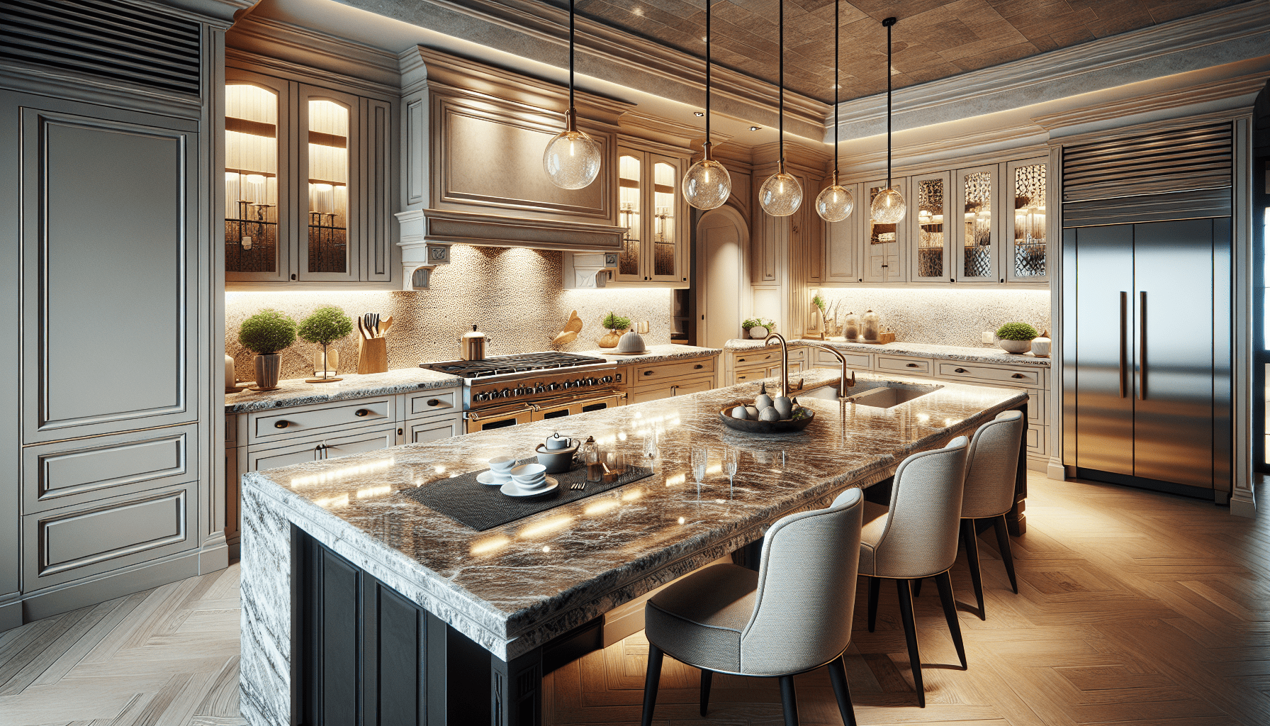 Master Granite Countertop Edge Finishes for Elegant Interiors – Zicana ...