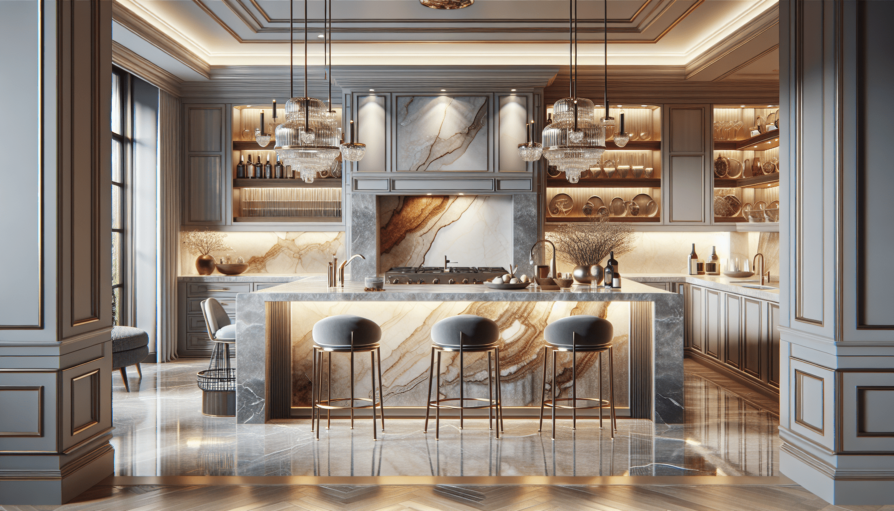 Perfect Edge Finishes for Elegant Quartzite Countertops – Zicana Boutique