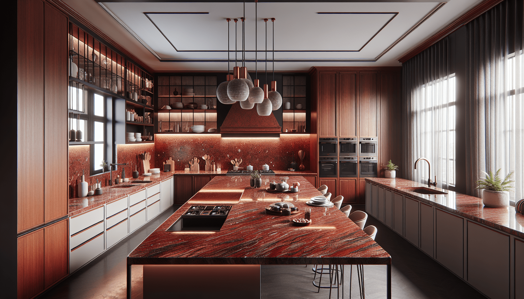 Red Granite Countertop Colors: Elevate Your Home Elegantly – Zicana ...