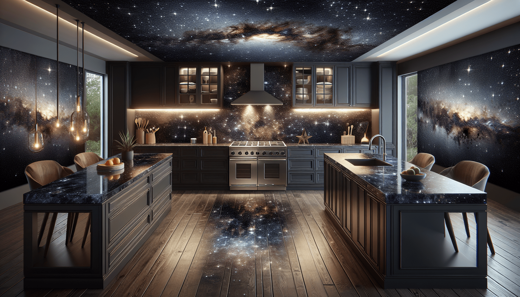 Transform Spaces with Stunning Galaxy Granite Countertops – Zicana Boutique