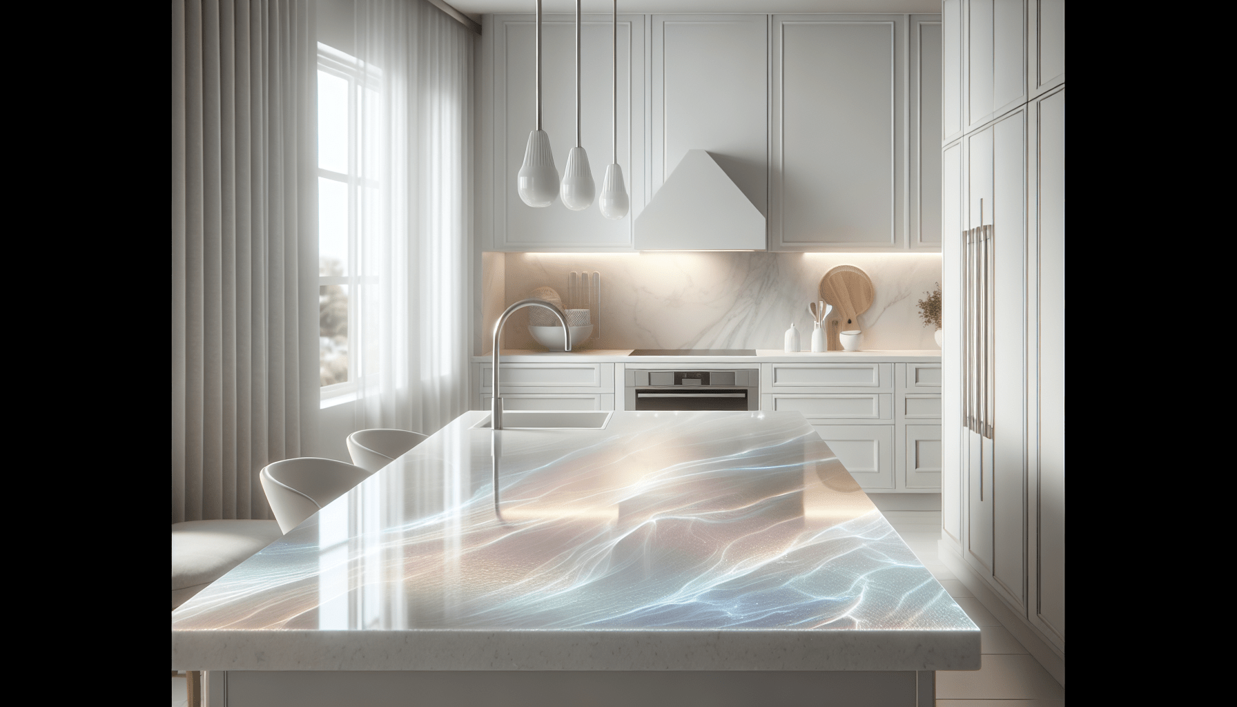 Transform Spaces with White Aurora Quartz Countertop: Elegance Meets D ...