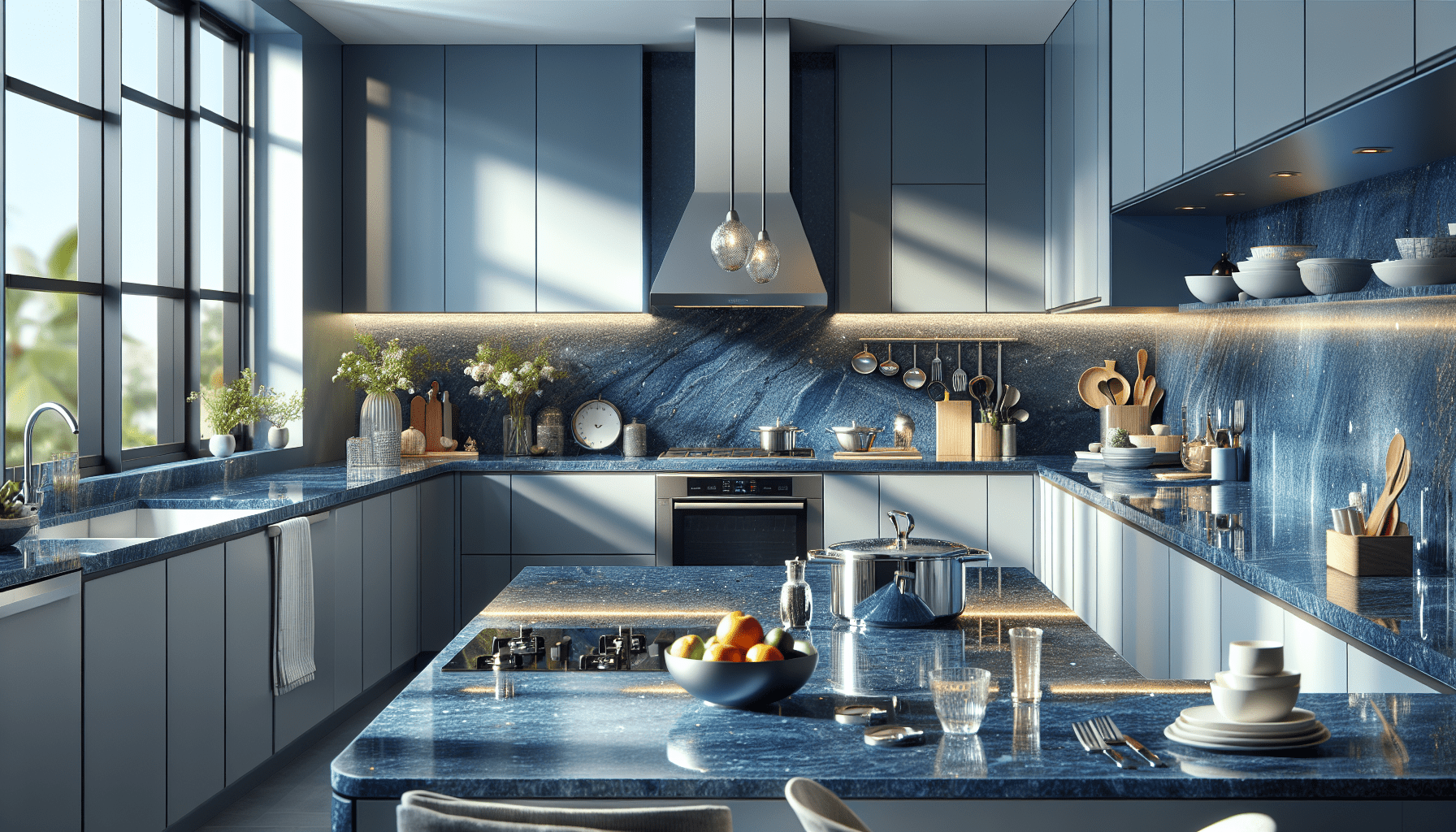 Transform Your Kitchen with Blue Quartz Countertops – Z Boutique by ...