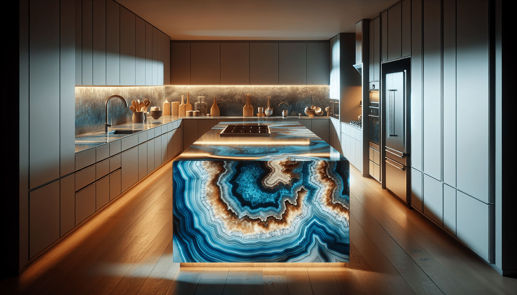 Transform Your Space with a Stunning Blue Agate Countertop – Zicana ...
