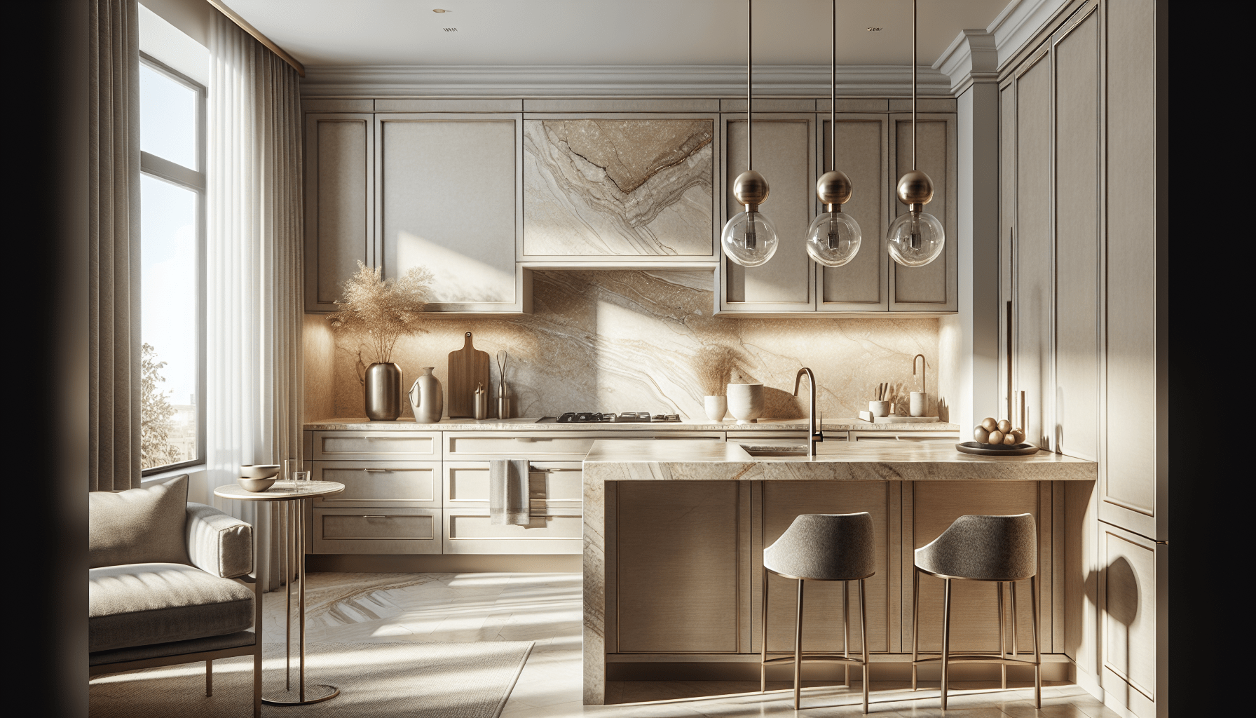 Transform Your Space with Elegant Beige Quartzite Countertops – Zicana ...