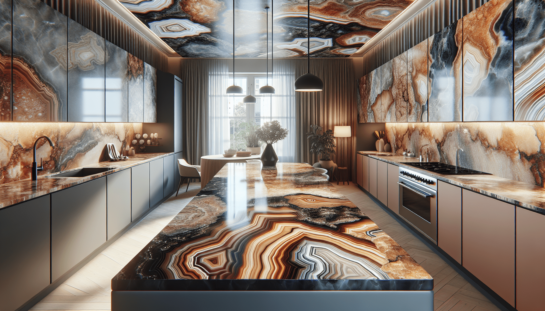Transform Your Space with Luxurious Agate Countertops – Zicana Boutique