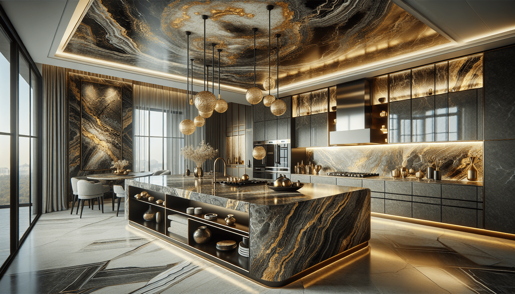Transform Your Space with Premium Titanium Granite Slabs – Zicana Boutique