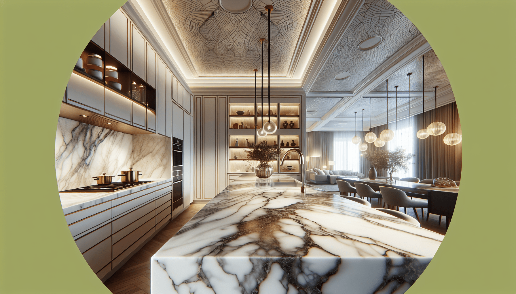 Transforming Spaces: The Beauty of Marble Veins Countertops – Zicana ...